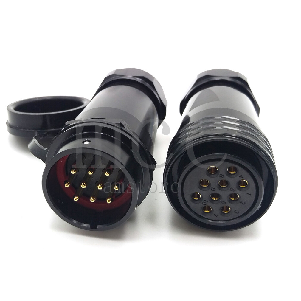WEIPU SA28 10 pin Waterproof Power Connector,Electrical Wire Docking ...