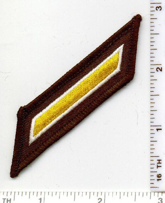 Police Department Longevity Single Gold Patch (Hash Mark) 5 - 9 Years ...