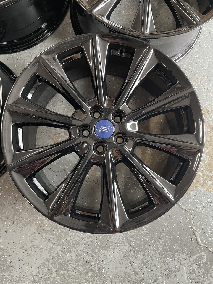 Ford Edge 20" inch Factory Oem Gloss Black Wheels Rims Set Of 4 10107 ...