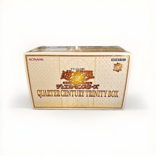 Yu Gi Oh Duel Monsters QUARTER CENTURY TRINITY BOX Unopened NEW ...