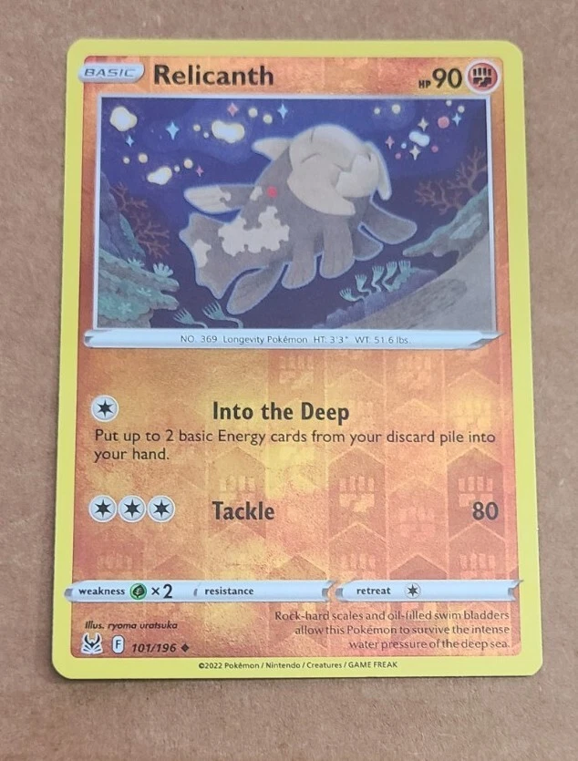 Relicanth Card