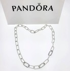 NEW 100% Authentic Pandora ME 925 Paperclip Chain Medium-Link Necklace ...