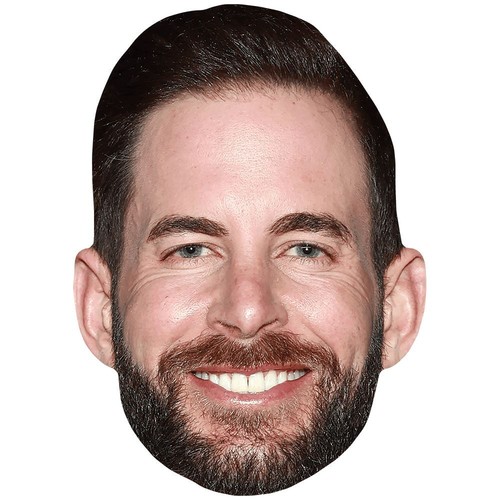 Tarek El Moussa (Beard) Celebrity Mask, Flat Card Face | eBay