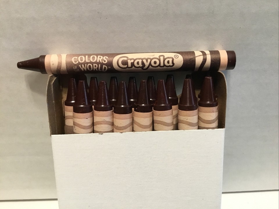 (48) Crayola Colors of the World Crayons (extra deep almond) BULK | eBay