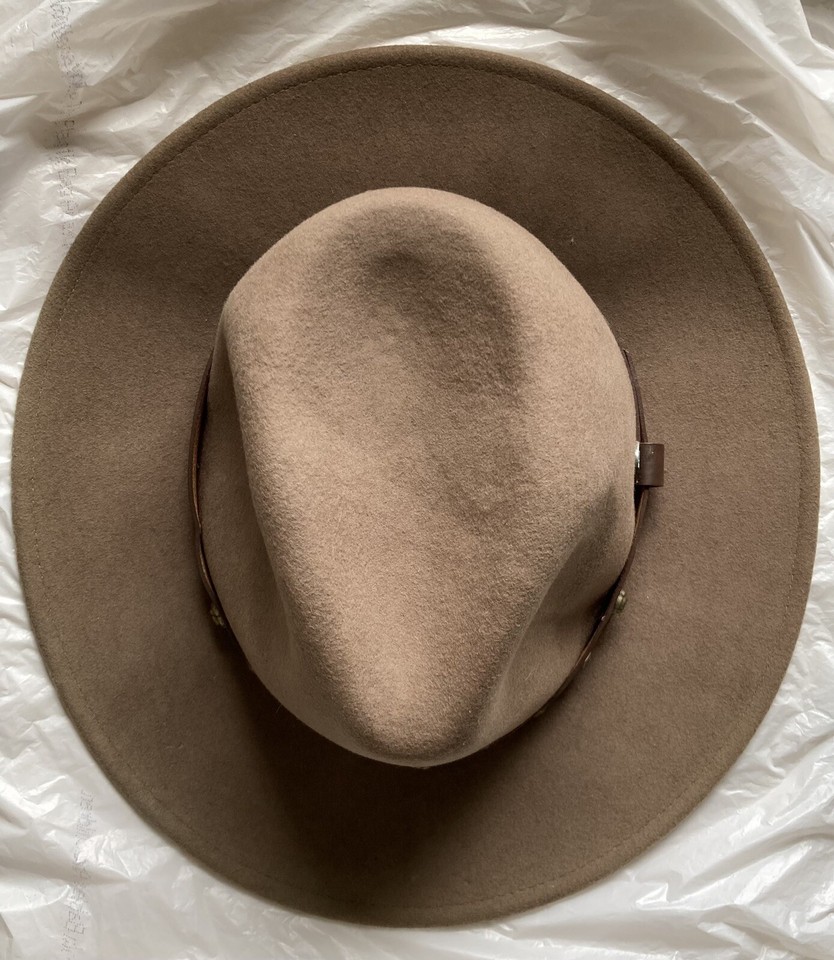 Kitzo Alpen 100% Wool Crushable Waterproof Brown Hat | eBay