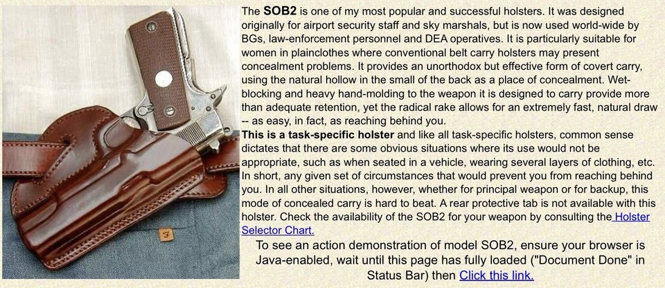 Custom English Holster, Walther P99c & P99, SOB2, By Horseshoe Leather ...