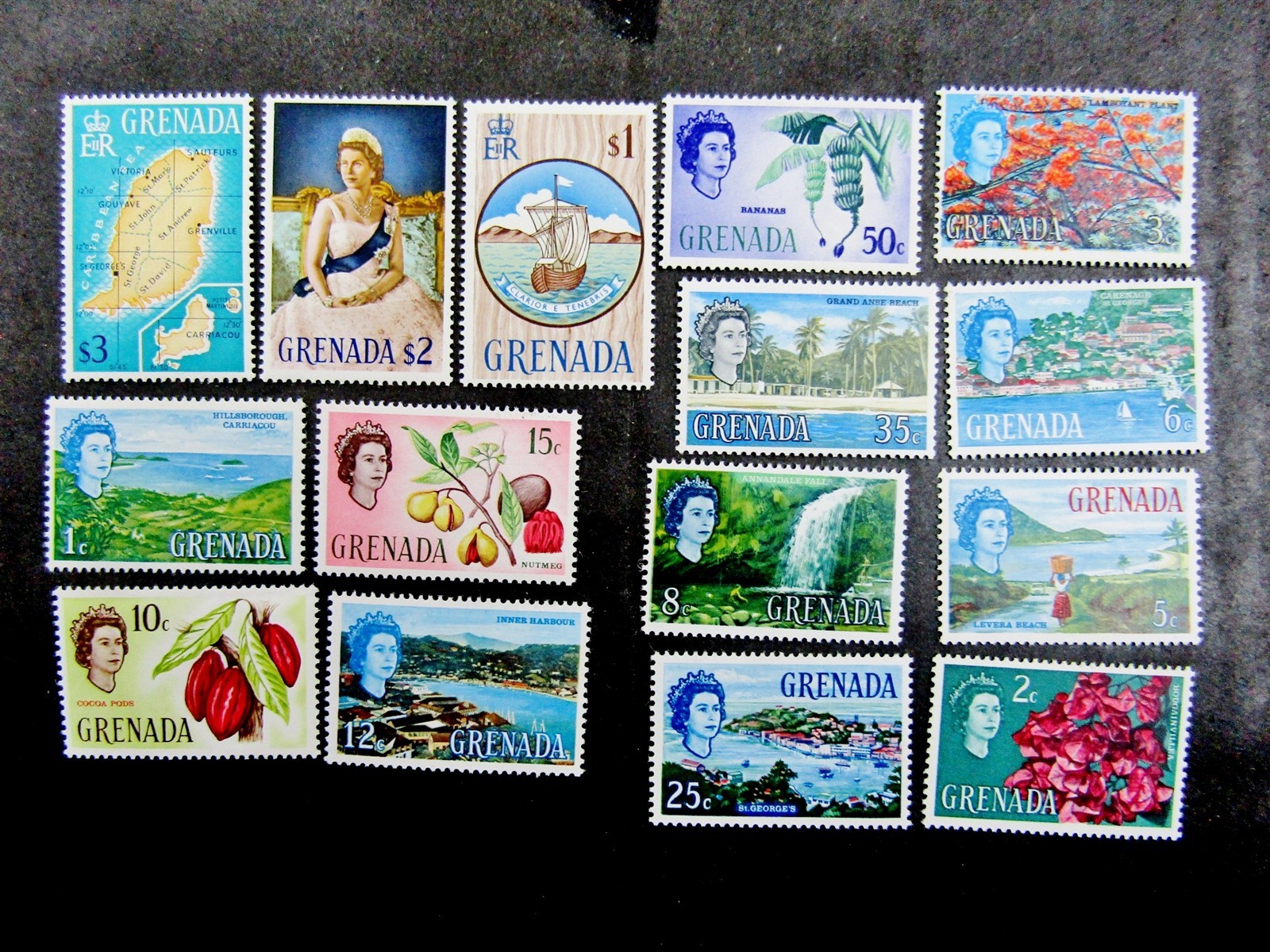 nystamps British Grenada Stamp # 215-229 Mint OG H M27y790 | eBay