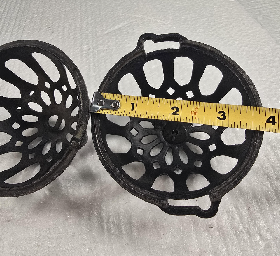 Antique Cast Iron Black Dome Cage String Twine Holder Dispenser ...