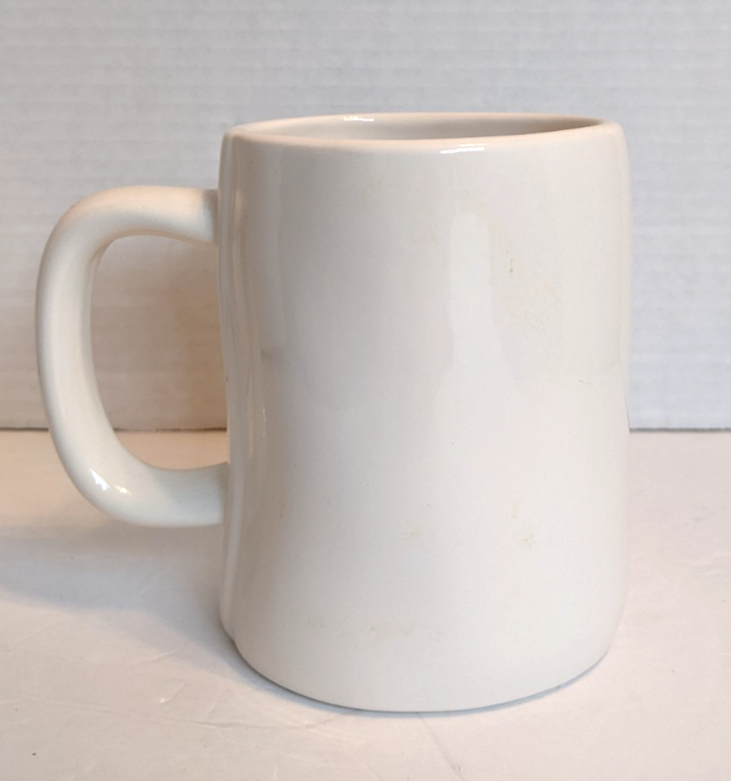 Rae Dunn Coffee Tea Mug PINCH ME Shamrock Irish St. Patrick's Day White ...