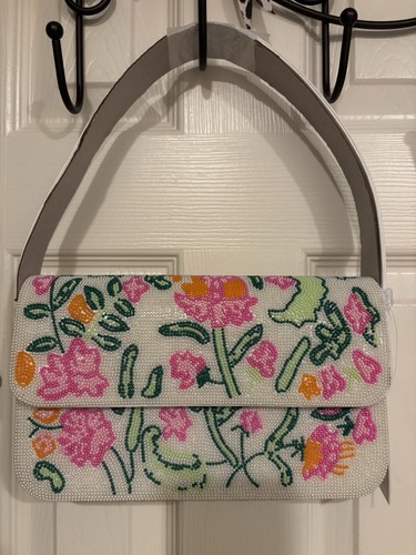NEW! Viral TJ Maxx Beaded Floral Spring/Summer Handbag/Purse~D’Margeaux ...