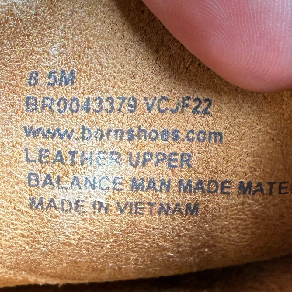 Born Lynn Sneakers Taupe Suede Leather Casual Comfort Shoes Women’s ...