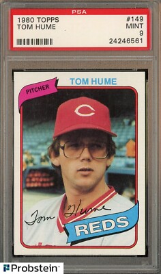 1980 Topps #149 Tom Hume Reds PSA 9 MINT | eBay