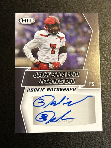 2019 Sage Hit Premier Draft - Rookie Autographs Jah'Shawn Johnson #A98 ...