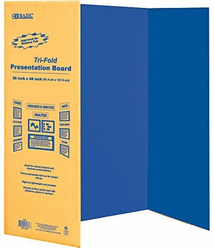 Blue Tri Fold Poster Board
