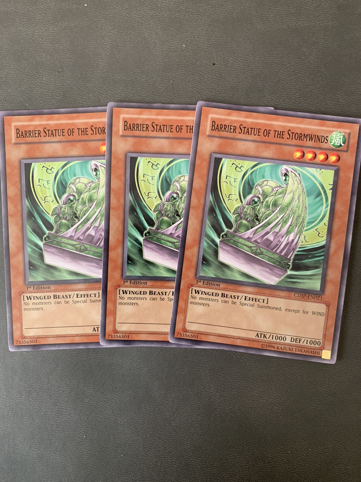 Barrier Statue of the Stormwinds x3 CDIP-EN021 NM 1st Ed | eBay