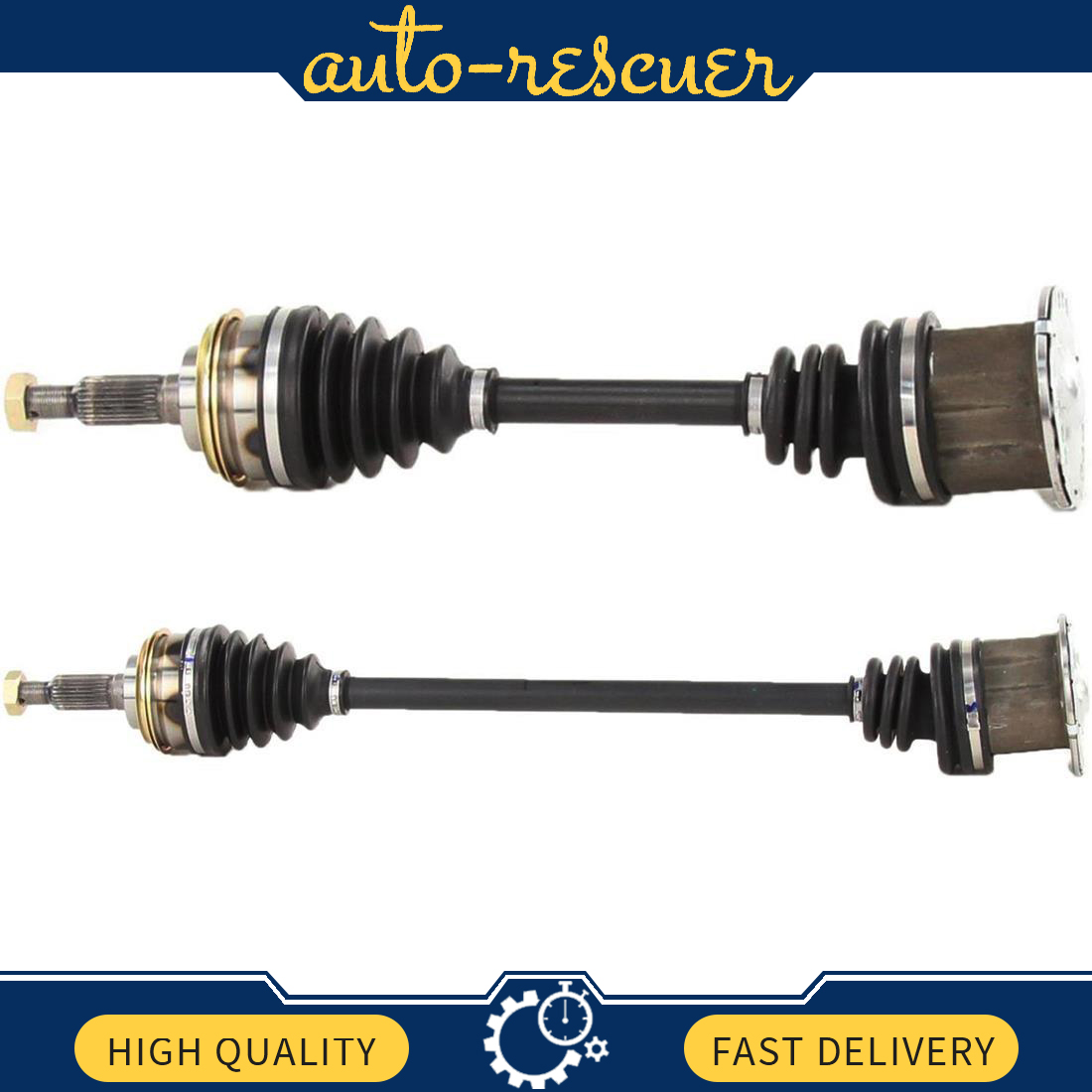2x Rear Left Rear Right CV Axle Shaft TrakMotive fits Toyota MR2 1987 ...