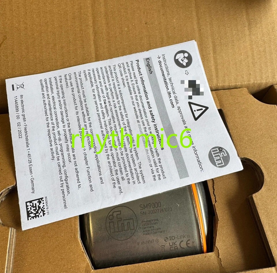 IFM Brand new SM9000 Flow switch Fast delivery FedEx or DHL | eBay
