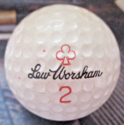 vtg - LEW WORSHAM - Signature Golf Ball - MacGregor - #2 - PGA TOUR | eBay