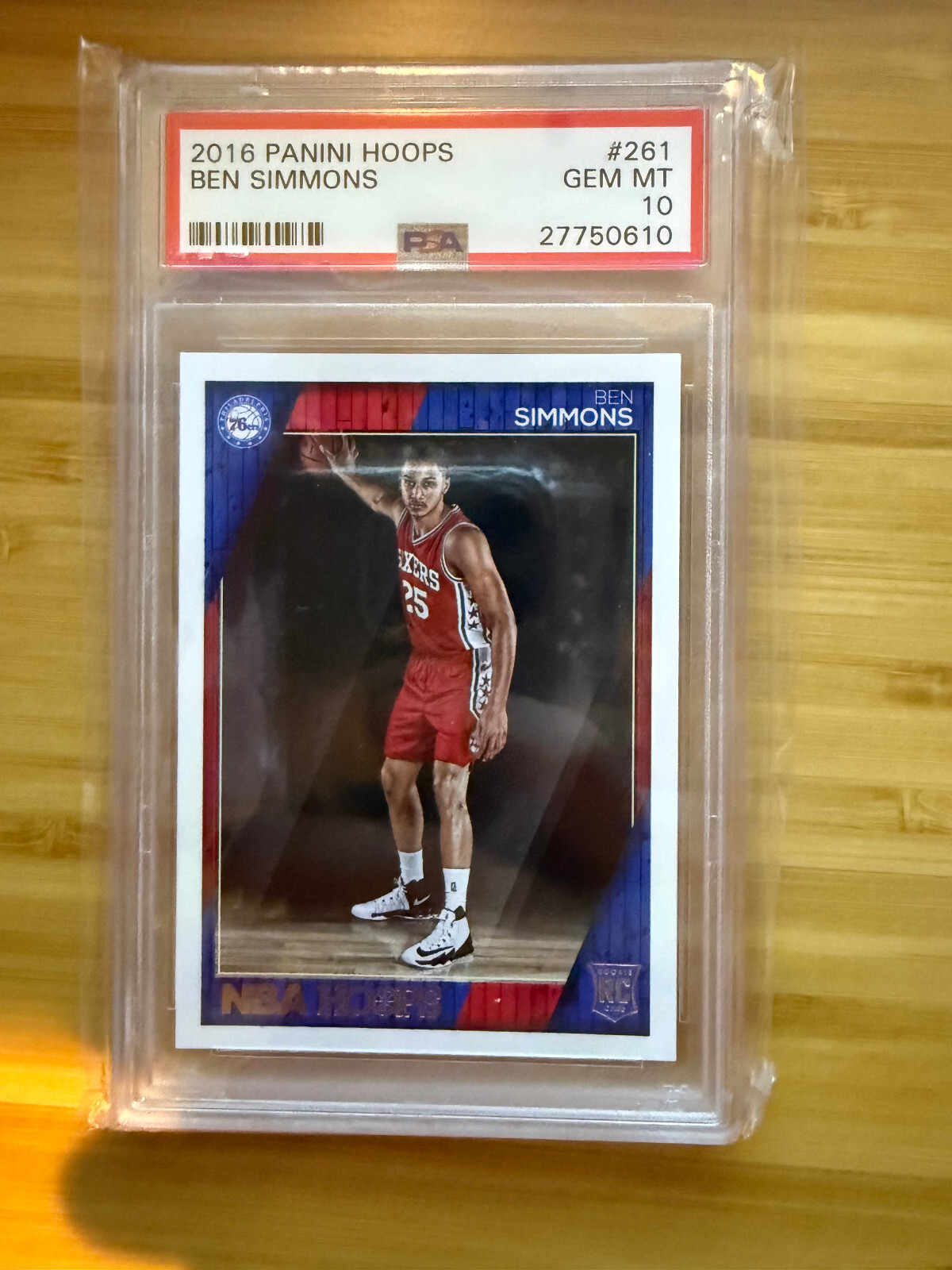 2016-17 Panini NBA Hoops - Rookies #261 Ben Simmons Rookie PSA 10 | eBay
