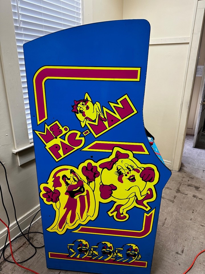 Ms Pac-Man Galaga Class of 1981 Arcade Cabinet | eBay