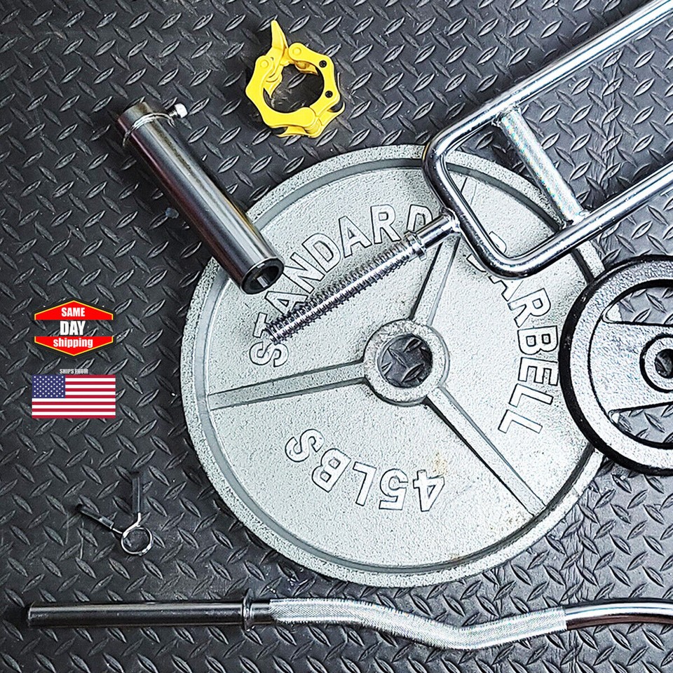 12" F2 Adapter Olympic Sleeve with Isometric Training Collar for 1" | 1 ...