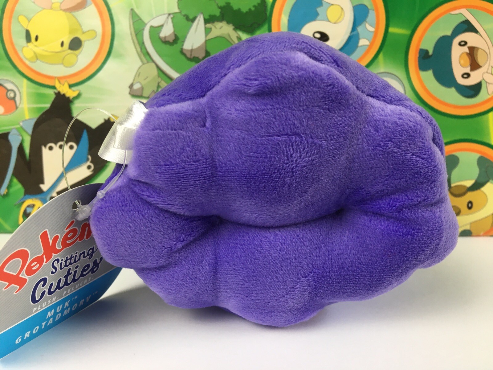 Pokemon Center Plush Muk Pokedoll stuffed Sitting Cuties FIT figure toy ...