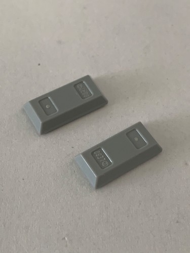 LEGO parts 99563 (2pcs) Minifigure, Utensil Ingot Bar Gold | eBay