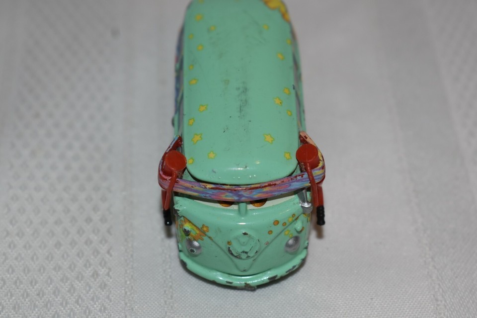 Disney Pixar Cars Green Peace Love VW Bus Made in China 2288EA | eBay