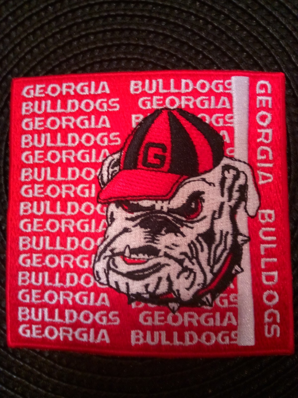 UGA GEORGIA BULLDOGS VINTAGE Embroidered Iron On Patch 3.5" x 3.5" | eBay