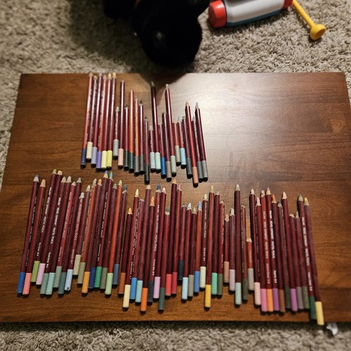 Lot of 74 Rexel Derwent Artist Pastel Pencils Used See Photos | eBay