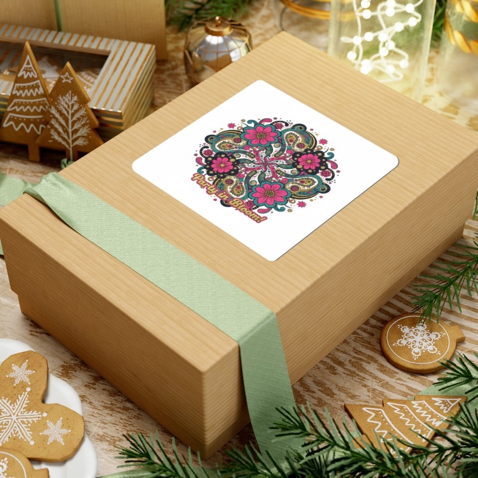 Disco Floral Paisley Sticker | 70s Revival, Maximalist Boho | eBay