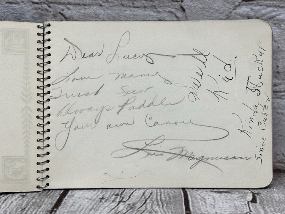 Vintage 1930s School Days Autograph Books Lot Of 2 Powell County High ...