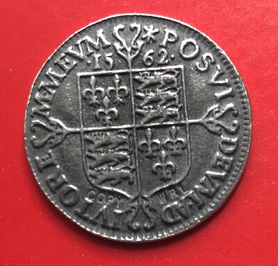 1562 Elizabeth I Sixpence Hammered Tudor Coin - WRL Westair | eBay