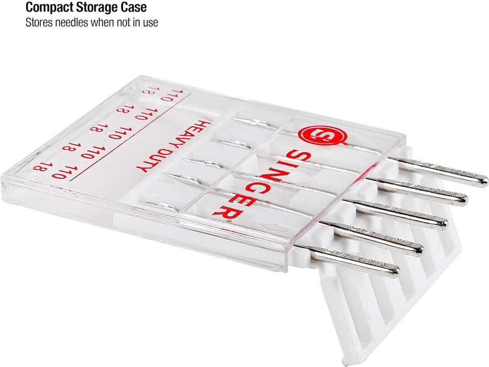 Universal Sewing Machine Heavy Duty Needles 5 Set for Singer Brother ...