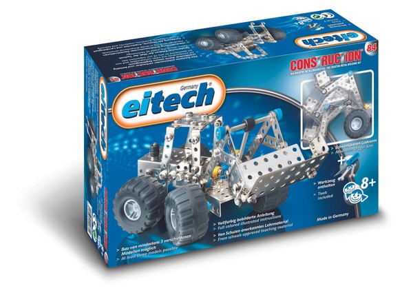 Eitech Construction Set 84 Digger Front End Loader Building Kit Metal for sale online | eBay