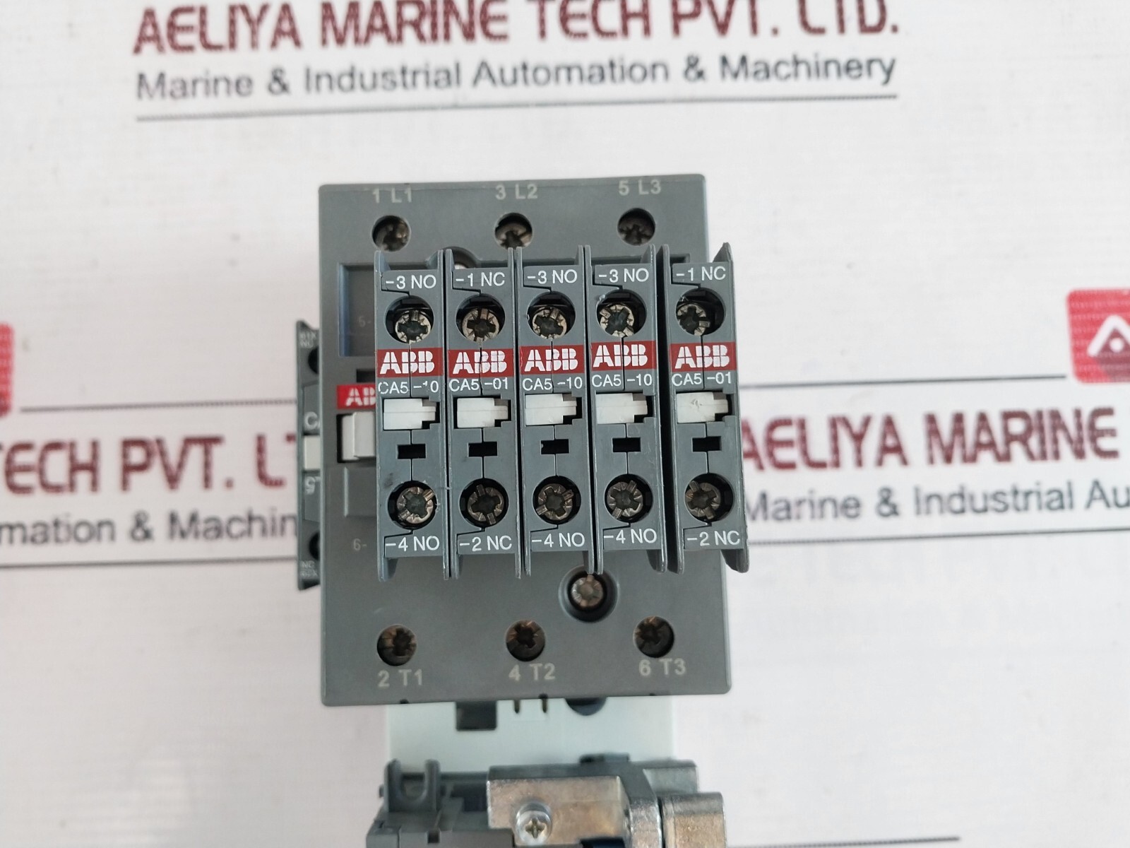 ABB TA75 DU Thermal Overload Relay + A 75 Contactor + CAL5-11B Contact ...