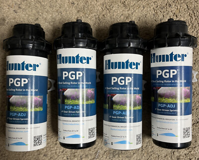 Hunter Industries Pop-Up,Rotary PGP Gear-Drive Rotor Sprinkler with 3 ...