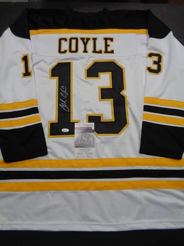 Charlie Coyle Autographed Signed Custom Boston Bruins Jersey - JSA COA ...