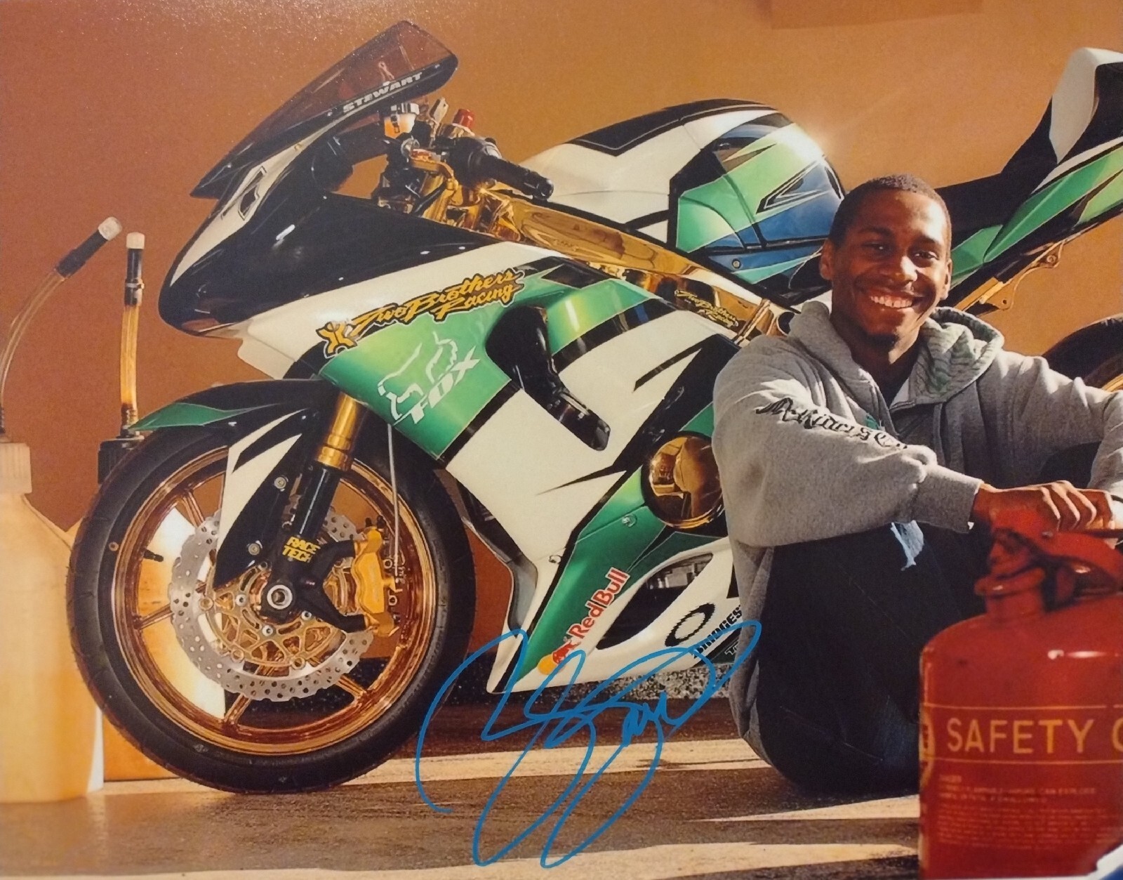 James Bubba Stewart Signed Autographed 8x10 Photo Fox Red Bull AMA Motorcross | eBay