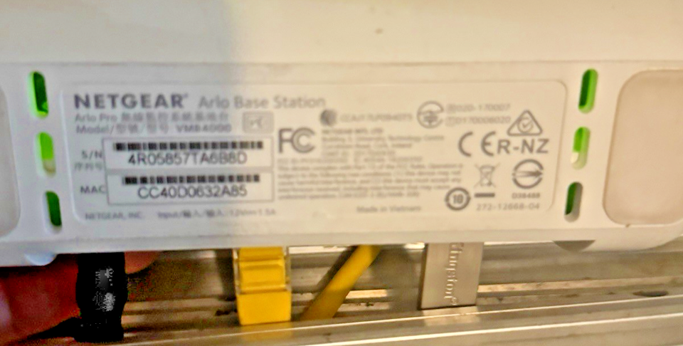 Arlo VMB4000 Certified Accessory - Base Station Compatible with Pro ...