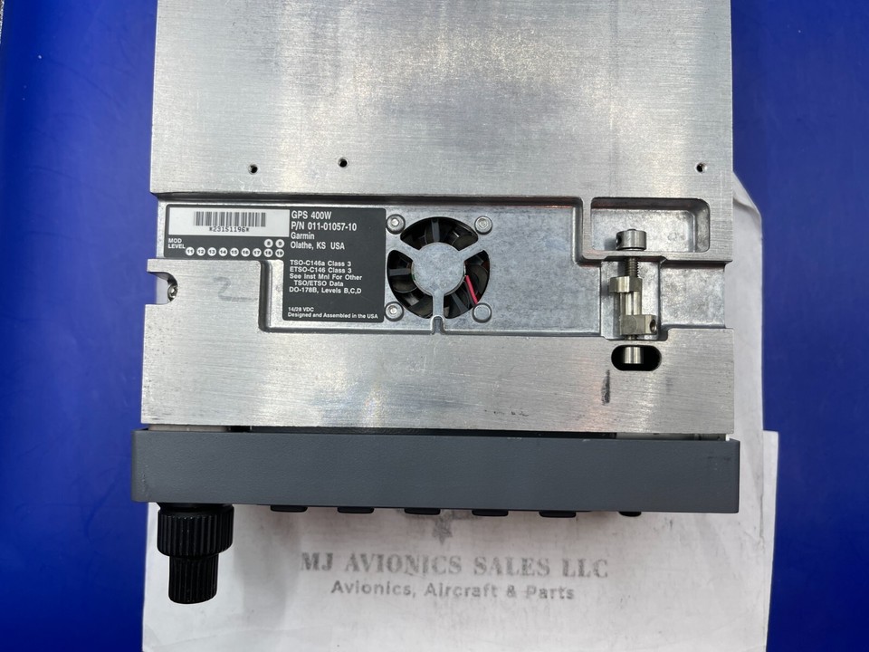 GARMIN 400W WAAS GPS 14/28 VDC P/N 011-01057-10 WITH FAA FORM 8130-3 | eBay