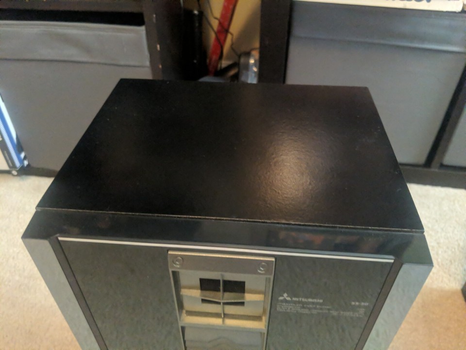 VTG Mitsubishi CD Cassette Receiver DA-50R W/ 2 Mitsubishi SS-50 Speakers Read | eBay