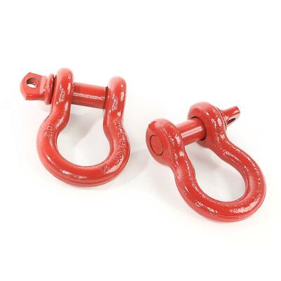 D-Ring Shackle Kit, 3/4 inch, Red, Steel, Pair | eBay