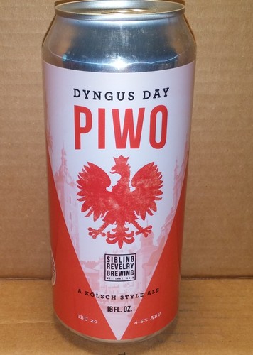 Dyngus Day PIWO Kolsch Ale - 16 oz. beer can Sibling Revelry in ...