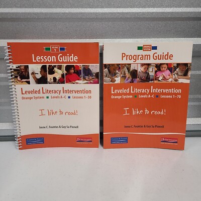 Orange System Leveled Literacy Intervention Lesson & Program Guides ...