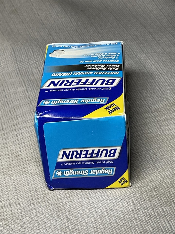 Bufferin Aspirin Pain Reliever/Fever Reducer Coated 325mg 130 Ct Check ...