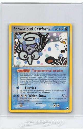 Snow-cloud Castform 25/101 - NON-HOLO RARE - EX Hidden Legend - POKEMON ...