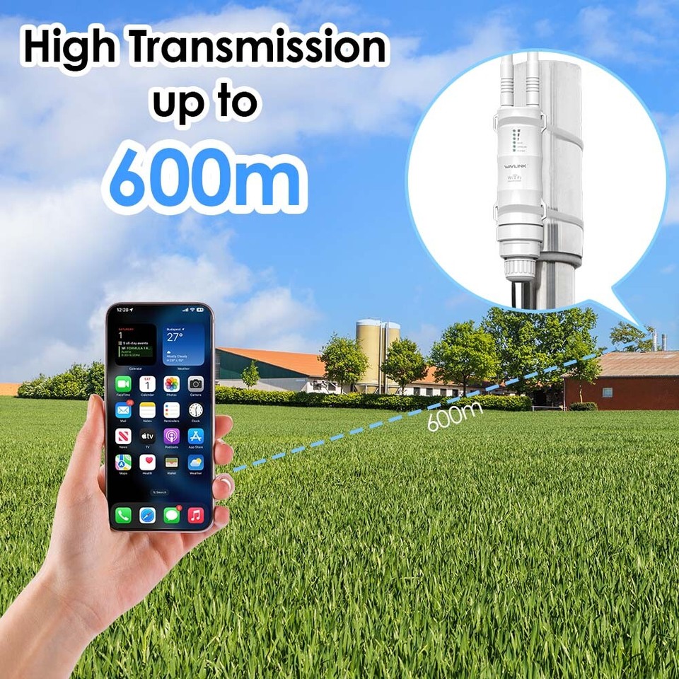 High Power AC600 Outdoor Extender Wifi Router Access Point/CPE/Repeater ...