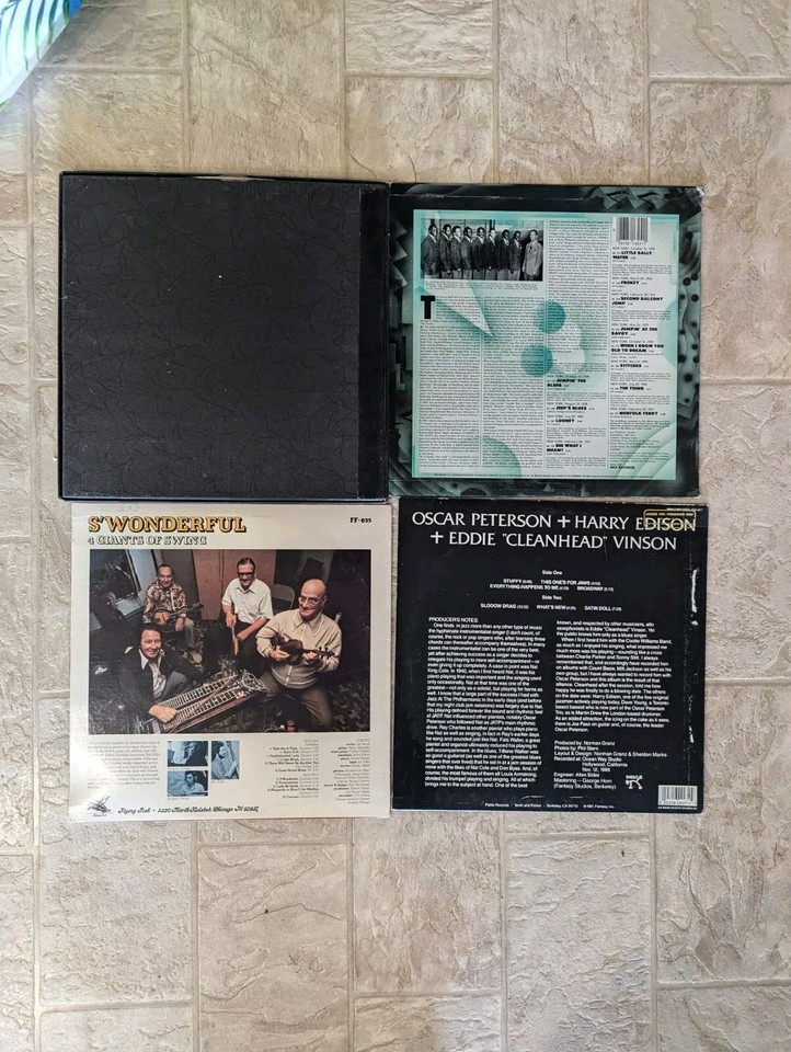 JAZZ VINYL LOT: Peterson/Edison/Vinson, Cooper, S'Wonderful, Ct. Basie ...