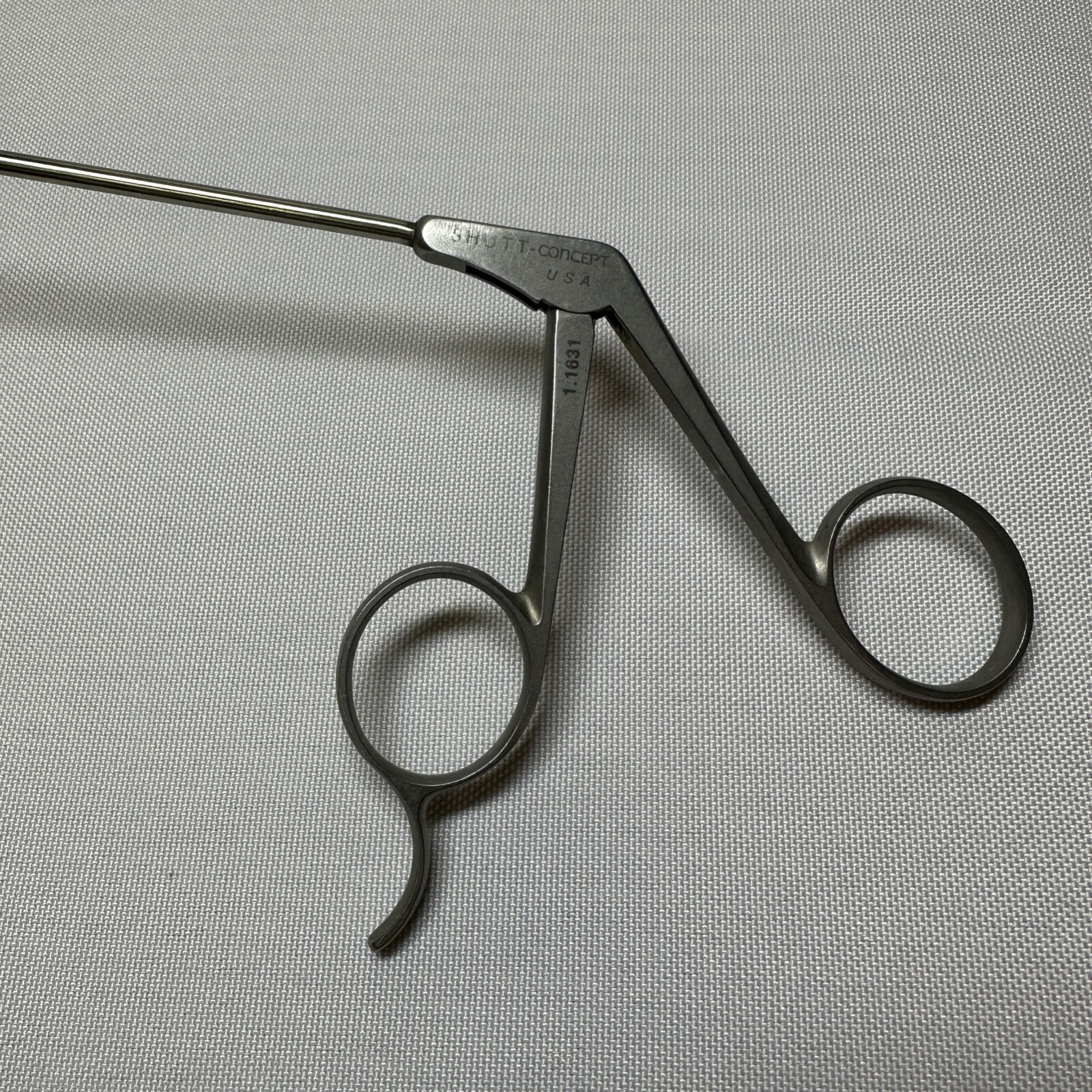 Shutt 1.1631 Small Joint Arthroscopy Blunt Tip Forcep 3.4mm Dia. 130mm ...